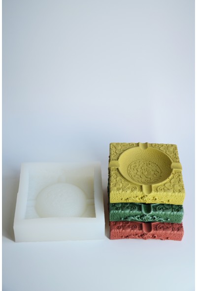 Reality Avangard Motifli Küllük Silikon Kalıbı Reality Avangard Motifli Küllük Silikon Kalıbı