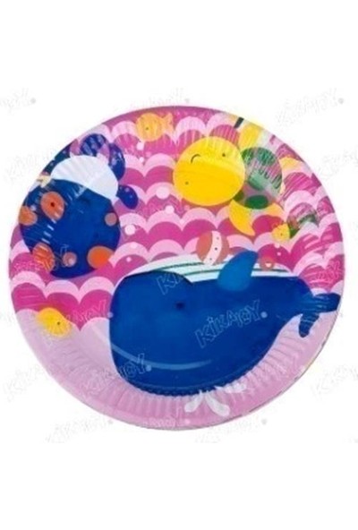 Kikajoy Tabak Kız Doğum Günü Deniz 8'li