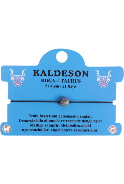 Attach Kaldeson Doğal Taş Boğa Burç Ip Bileklik Attach Kaldeson Doğal Taş Boğa Burç Ip Bileklik