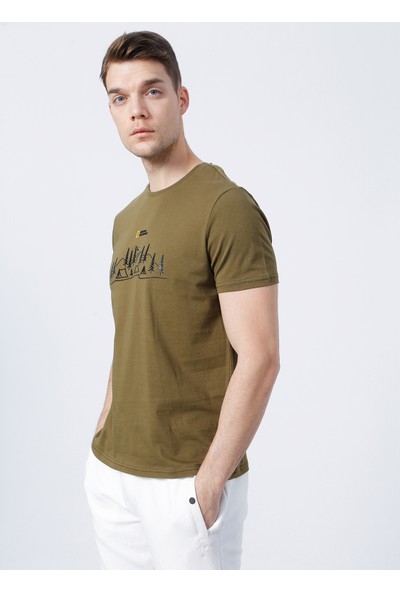 National Geographic T-Shirt, Xl, Haki