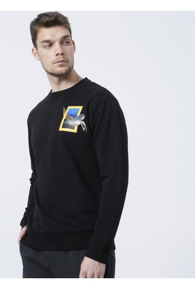 National Geographic Sweatshı, 2xl, Siyah