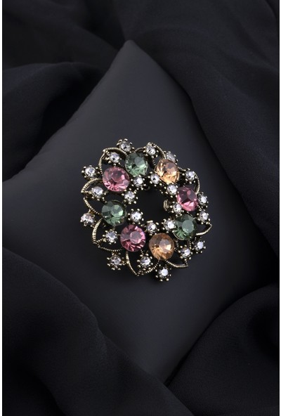 Sortie Çiçek Figürlü Broş 041