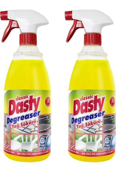 Dasty Yağ Sökücü Fırsat Paketi 750 ml + 750 ml Dasty Yağ Sökücü Fırsat Paketi 750 ml + 750 ml