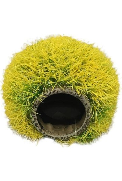 Oripet Yavru Balıklar Için Ithal Akvaryum Mağara Plastik Yuvarlak Sarı Oripet Yavru Balıklar Için Ithal Akvaryum Mağara Plastik Yuvarlak Sarı