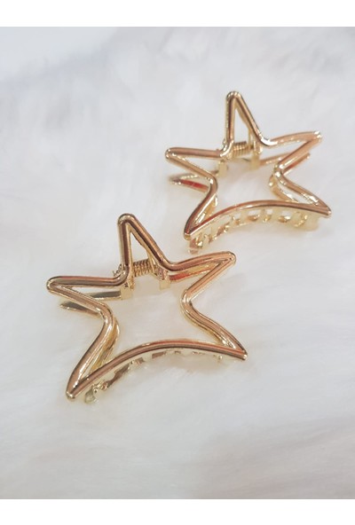 BellaVino Kadın 2 Adet Orta Boy Yıldız Metal Mandal Toka SRY2024 BellaVino Kadın 2 Adet Orta Boy Yıldız Metal Mandal Toka SRY2024