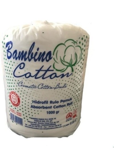 Bambino Hidrofil Pamuk 1 kg Bambino Hidrofil Pamuk 1 kg