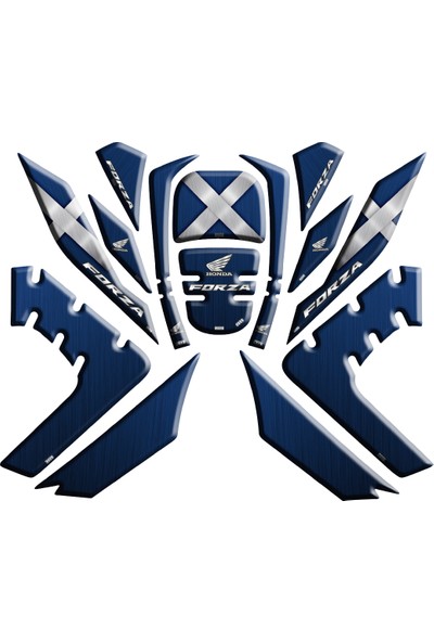 Gogomoto Honda Forza 2018-2020 Tank Pad Set Gogomoto Honda Forza 2018-2020 Tank Pad Set