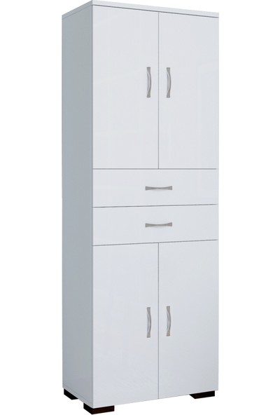 Era Home Kiler Dolabı 4 Kapak 2 Çekmeceli Saklama Düzenleyici Dolap Era Home Kiler Dolabı 4 Kapak 2 Çekmeceli Saklama Düzenleyici Dolap