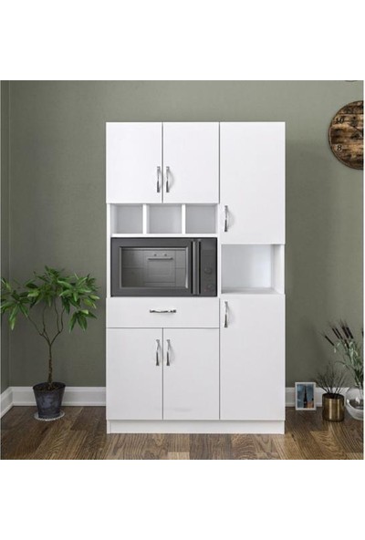 Era Home Anka Beyaz Çok Amaçlı Mdf Mutfak ve Banyo Dolabı