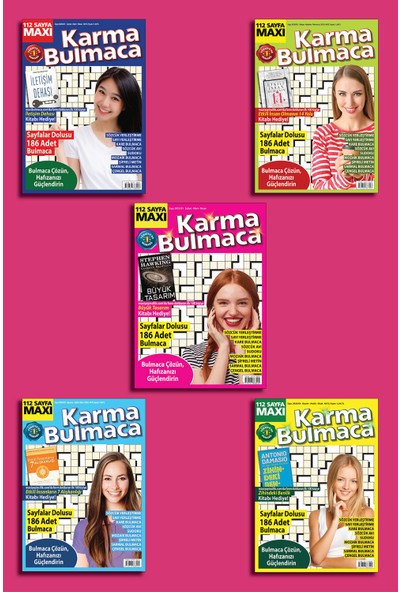 Maxi Karma Bulmaca 5' Li Set Maxi Karma Bulmaca 5' Li Set