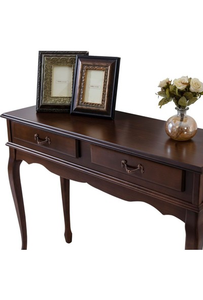 Roys Ahşap 100 cm Koyu Ceviz Çift Çekmeceli Dresuar Roys Ahşap 100 cm Koyu Ceviz Çift Çekmeceli Dresuar
