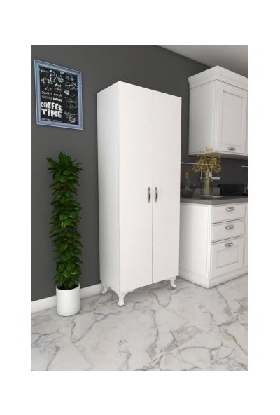 Era Home Mdf 8 Raflı Mutfak Çok Amaçlı Dolap