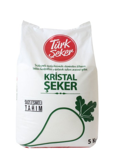 Türk Şeker Kristal Toz Şeker 5 kg