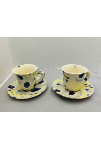 Sukoop Türk Ebru Sanatı Koleksiyonu Kahve Fincanı Takımı 2'li Sukoop Türk Ebru Sanatı Koleksiyonu Kahve Fincanı Takımı 2'li