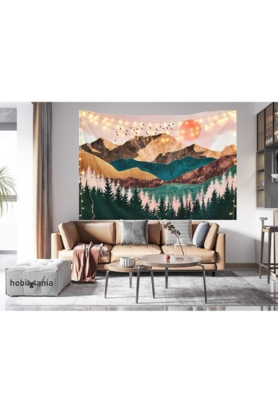 Hobimania Duvar Örtüsü Tapestry Gün Batımı 150X200 cm Duvar Dekorasyon Moda Hobimania Duvar Örtüsü Tapestry Gün Batımı 150X200 cm Duvar Dekorasyon Moda
