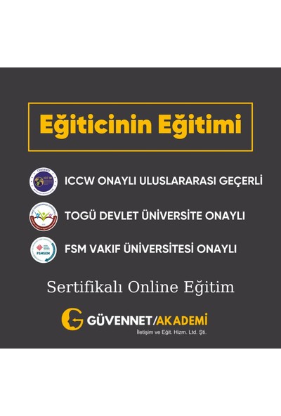Güvennet Akademi Eğiticinin Eğitimi