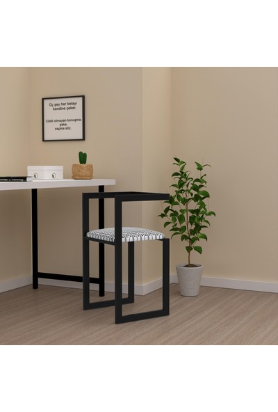 Kenzlife Yemek Sandalyesi Taburesi 1 Li Şaşkın Syhtalenkumaş Mutfak Metal Bar Kenzlife Yemek Sandalyesi Taburesi 1 Li Şaşkın Syhtalenkumaş Mutfak Metal Bar