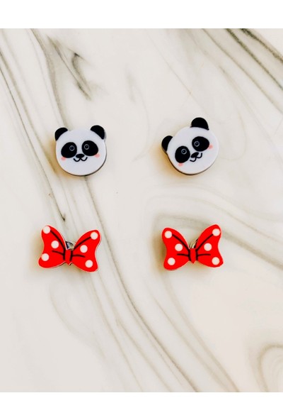 Yeşim Aksesuar Mıknatıslı Çocuk Küpe, Çocuk Küpesi Mıknatıslı(2 Çift) Yeşim Aksesuar Mıknatıslı Çocuk Küpe, Çocuk Küpesi Mıknatıslı(2 Çift)