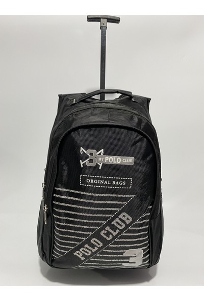 My Polo Polo Tekerlekli Okul Çantası Su Geçirmez