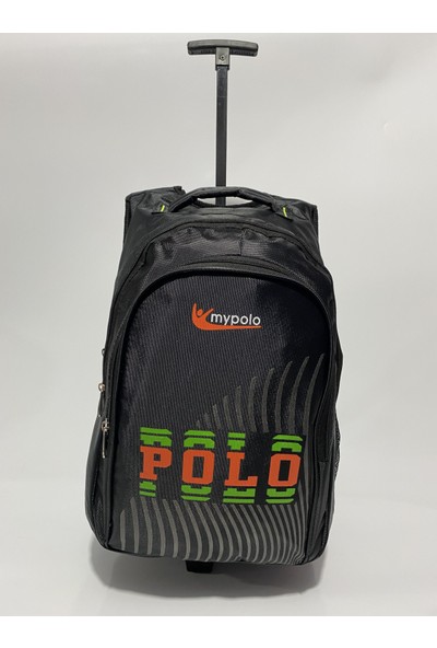 My Polo Polo Tekerlekli Okul Çanta Su Geçirmez