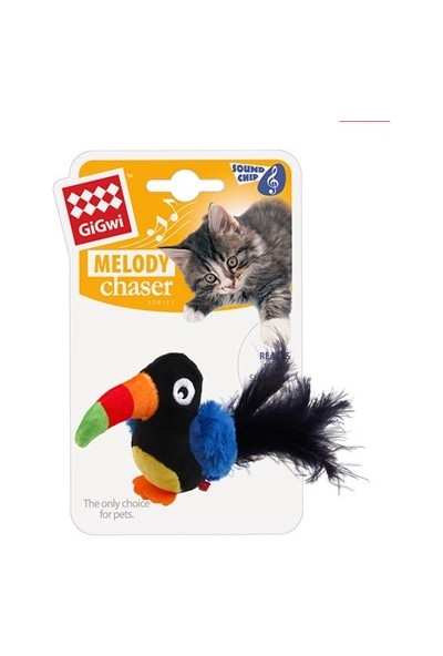 GiGwi 7381 Melody Chaser Peluş Toucan Papağan Sesli Oyun GiGwi 7381 Melody Chaser Peluş Toucan Papağan Sesli Oyun