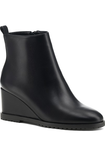 Roselında 1pr Siyah Kadın Dolgu Topuk Ayakkabı