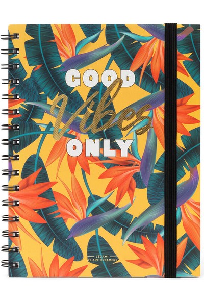 Legamı Okul Defterı A5 Cızgılı Spırallı Tropıcal