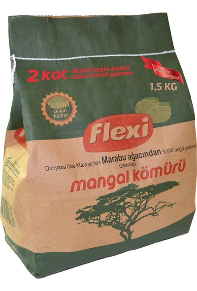 Flexi Flexi̇ Mangal Kömürü 1,5 kg
