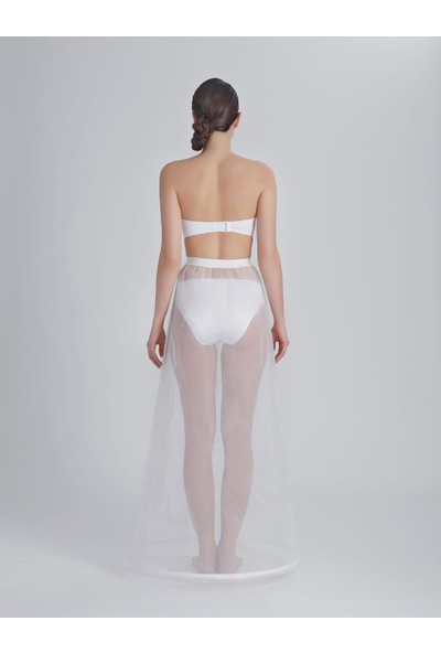 Mk Moda Atelier Mkmodaatelıer Tek Telli Evaze Jupon Tarlatan J901ED Mk Moda Atelier Mkmodaatelıer Tek Telli Evaze Jupon Tarlatan J901ED