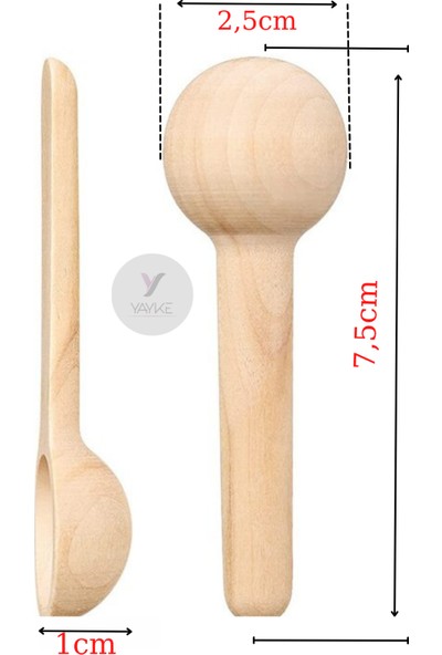 Yayke Mini Ahşap Kaşık Baharat Tuz Kaşık Baharat Reçeli Kahve Çeşni Bal Çayları Şeker (2 Adet) Yayke Mini Ahşap Kaşık Baharat Tuz Kaşık Baharat Reçeli Kahve Çeşni Bal Çayları Şeker (2 Adet)
