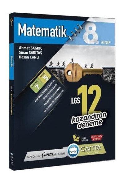 Çanta Yayınları LGS Kazandıran 12 Deneme Sınavı Matematik (Ciltli) Çanta Yayınları LGS Kazandıran 12 Deneme Sınavı Matematik (Ciltli)
