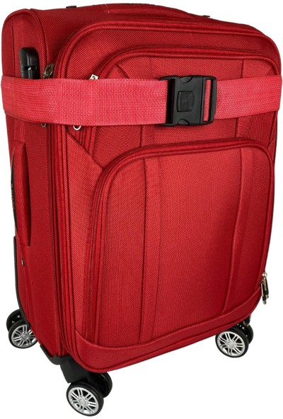 Bagacar Kilitli Valiz Kemeri Kırmızı