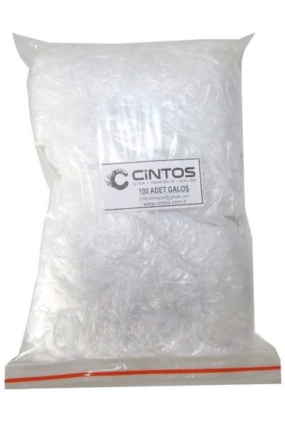 Cintos Dayanıklı Çift Lastikli 100'LÜ Galoş Şeffaf Cintos Dayanıklı Çift Lastikli 100'LÜ Galoş Şeffaf