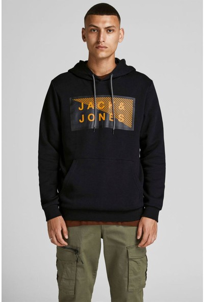 Jack & Jones Erkek Jcoshawn Hood Sn Sweat