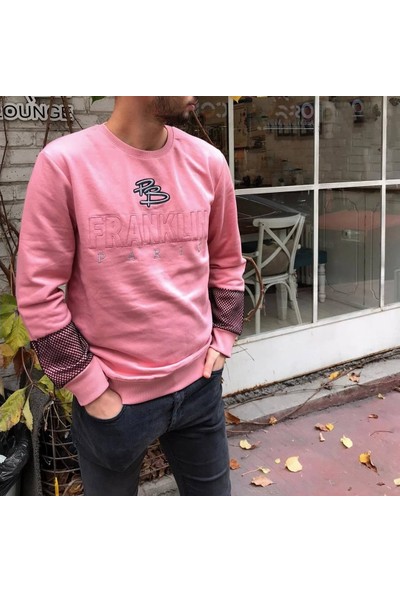 Amisos Franklin Kolları File Detaylı Bay/bayan Sweat
