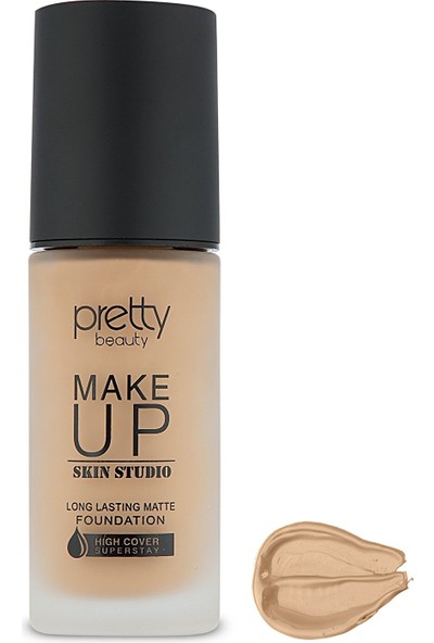 Make Up Skın Studıo Yüksek Kapatıcı Etkili Matte Fondöten No:2 Make Up Skın Studıo Yüksek Kapatıcı Etkili Matte Fondöten No:2