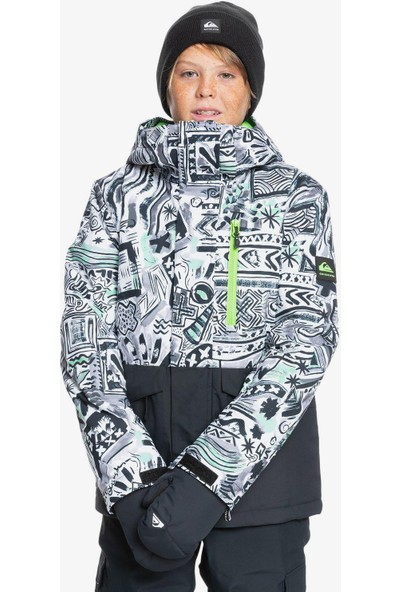 Quiksilver Misson Printed Block Çocuk Snowboard Montu