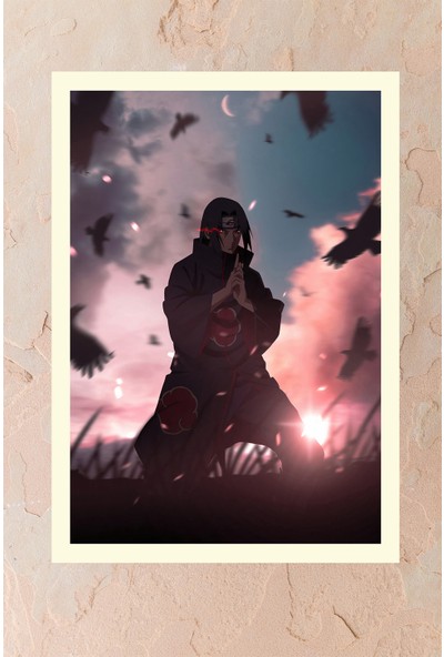 Obea Naruto Poster Uchiha Itachi Poster Anime Poster Çerçevesiz Tablo 33CMX48CM Obea Naruto Poster Uchiha Itachi Poster Anime Poster Çerçevesiz Tablo 33CMX48CM
