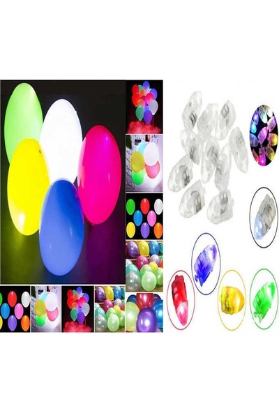 Elite Time Balon İçin Led'li Işık Rengarenk 5 Adet