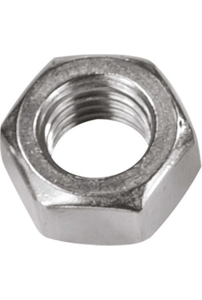 Std M22 Din 934 A4-80 Paslanmaz Inox Altı Köşe Somun 5'li