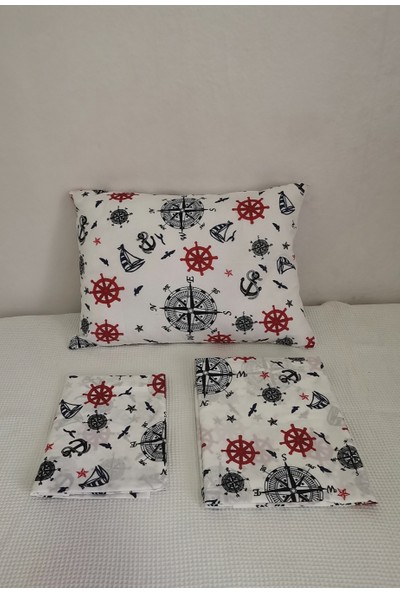 Simge Center Gemici Desenli Tek Kişilik Nevresim Takımı Simge Center Gemici Desenli Tek Kişilik Nevresim Takımı