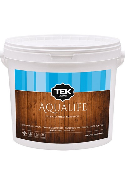 Tek Boya Aqualıfe Su Bazlı Ahşap Koruyucu 2,5lt
