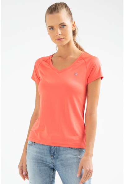 Kadın Tişört Past Açık Turuncu Kadın Tişört Past Açık Turuncu