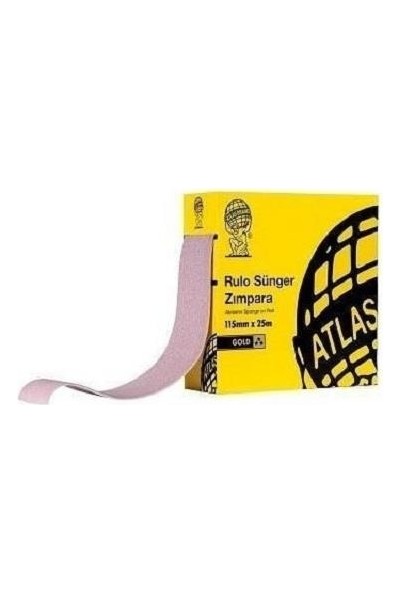 Atlas Gold Rulo Sünger Zımpara 115 mm 240 Kum 1m Atlas Gold Rulo Sünger Zımpara 115 mm 240 Kum 1m