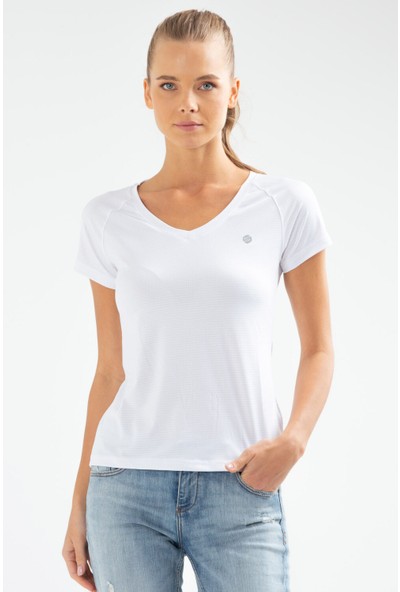 Kadın Tişört Past Beyaz Kadın Tişört Past Beyaz