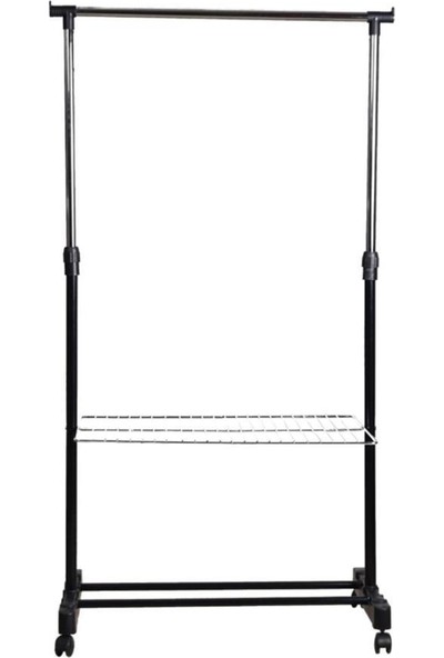 Trend Maison Çok Amaçlı Askılık, Tekerlekli Raflı ve Yükseklik Ayarlı Portmanto Vestiyer Trend Maison Çok Amaçlı Askılık, Tekerlekli Raflı ve Yükseklik Ayarlı Portmanto Vestiyer