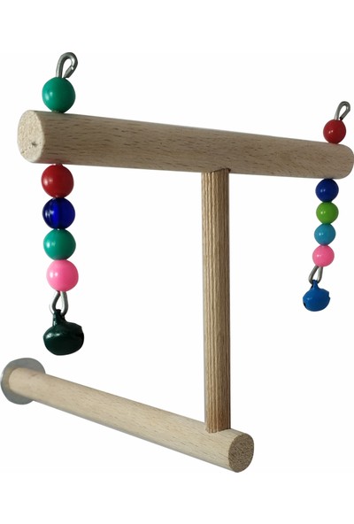 Uniq Bird Toys Vidalı Kuş Oyuncağı Kafes Içi Ahşap Tünek Parkuru Uniq Bird Toys Vidalı Kuş Oyuncağı Kafes Içi Ahşap Tünek Parkuru