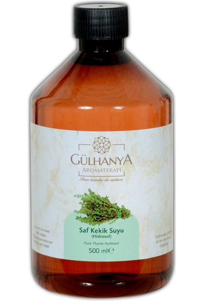 Gülhanya Aromaterapi Saf Kekik Suyu 500ML Gülhanya Aromaterapi Saf Kekik Suyu 500ML
