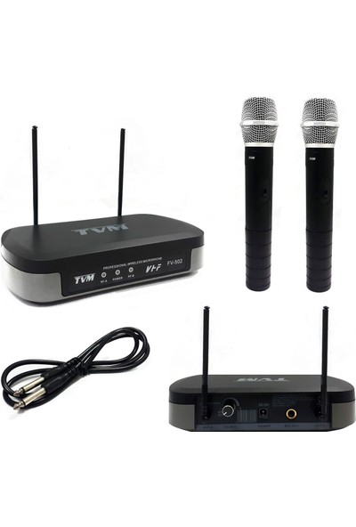 Mikrofon Kablosuz 2 El Vhf Tvm FV-502