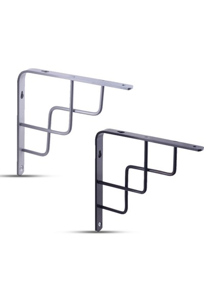 Woodwall Menderes Raf Altı Aparatı Ayağı L Konsol Siyah-Beyaz Woodwall Menderes Raf Altı Aparatı Ayağı L Konsol Siyah-Beyaz